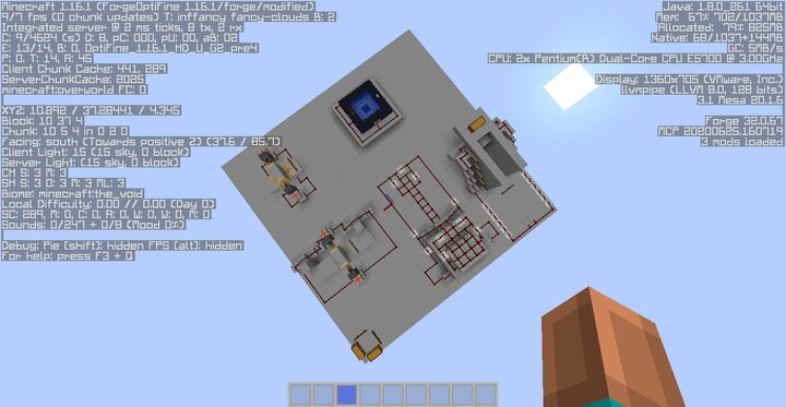 Simple redstone machine Minecraft Map
