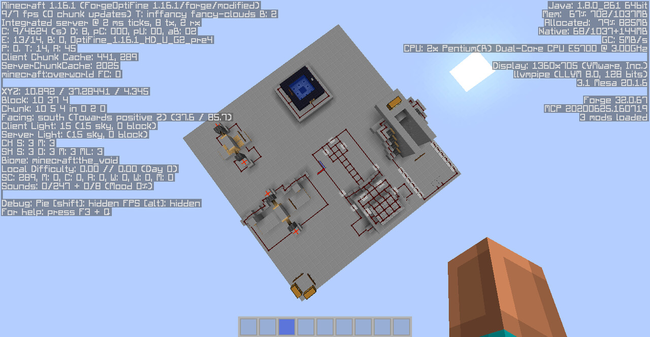 Simple redstone machine Minecraft Map