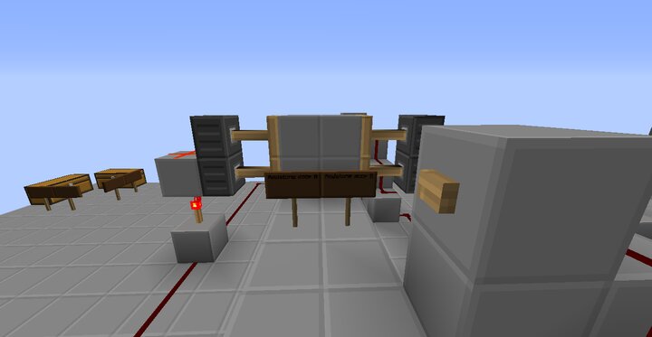 Simple redstone machine Minecraft Map