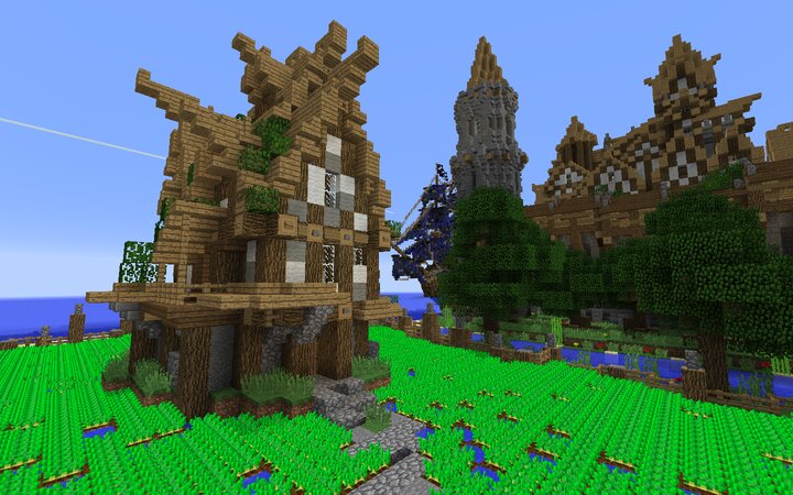Medieval Fantasy Farm House Minecraft Map
