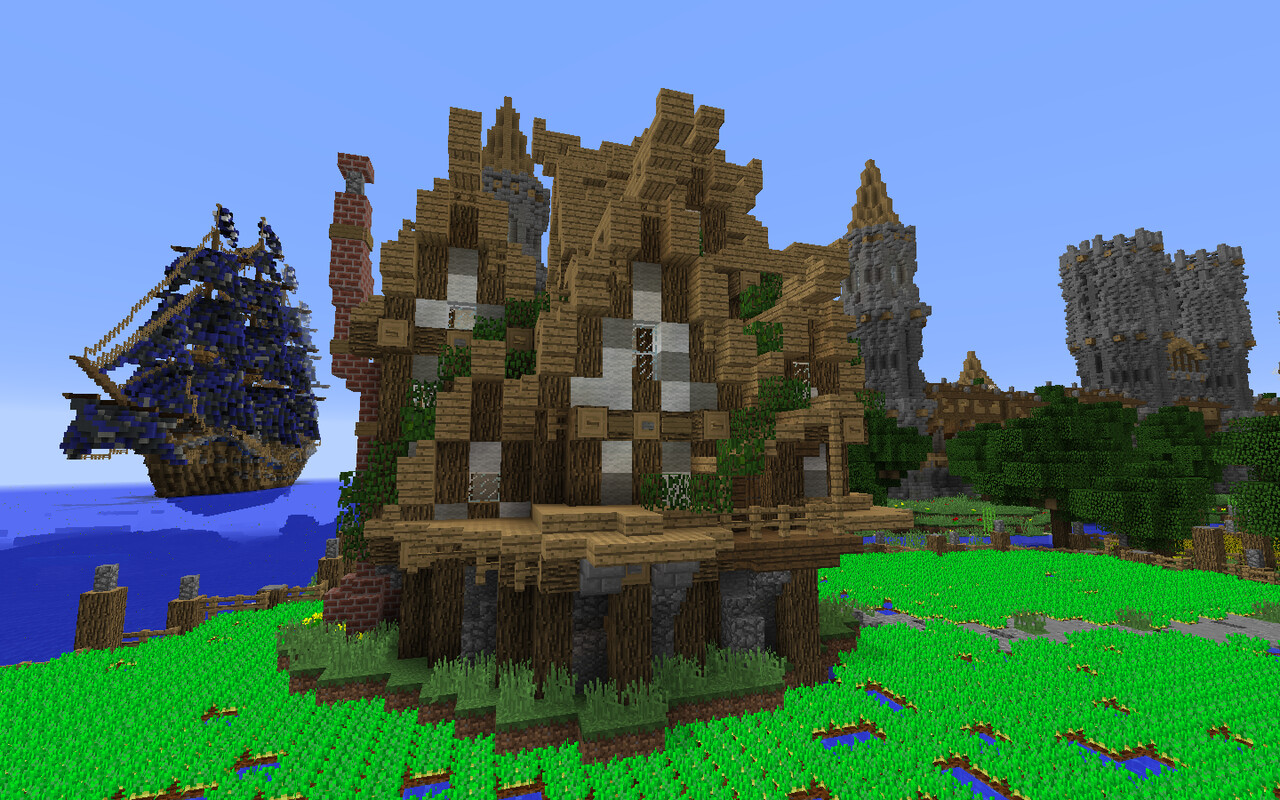 Medieval Fantasy Farm House Minecraft Map