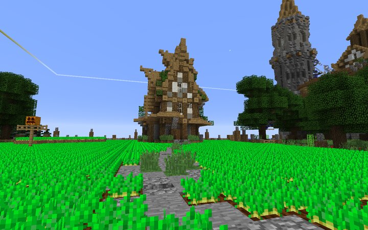 Medieval Fantasy Farm House Minecraft Map