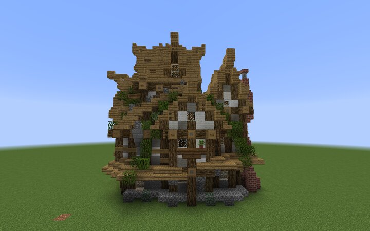 Medieval Fantasy Farm House Minecraft Map