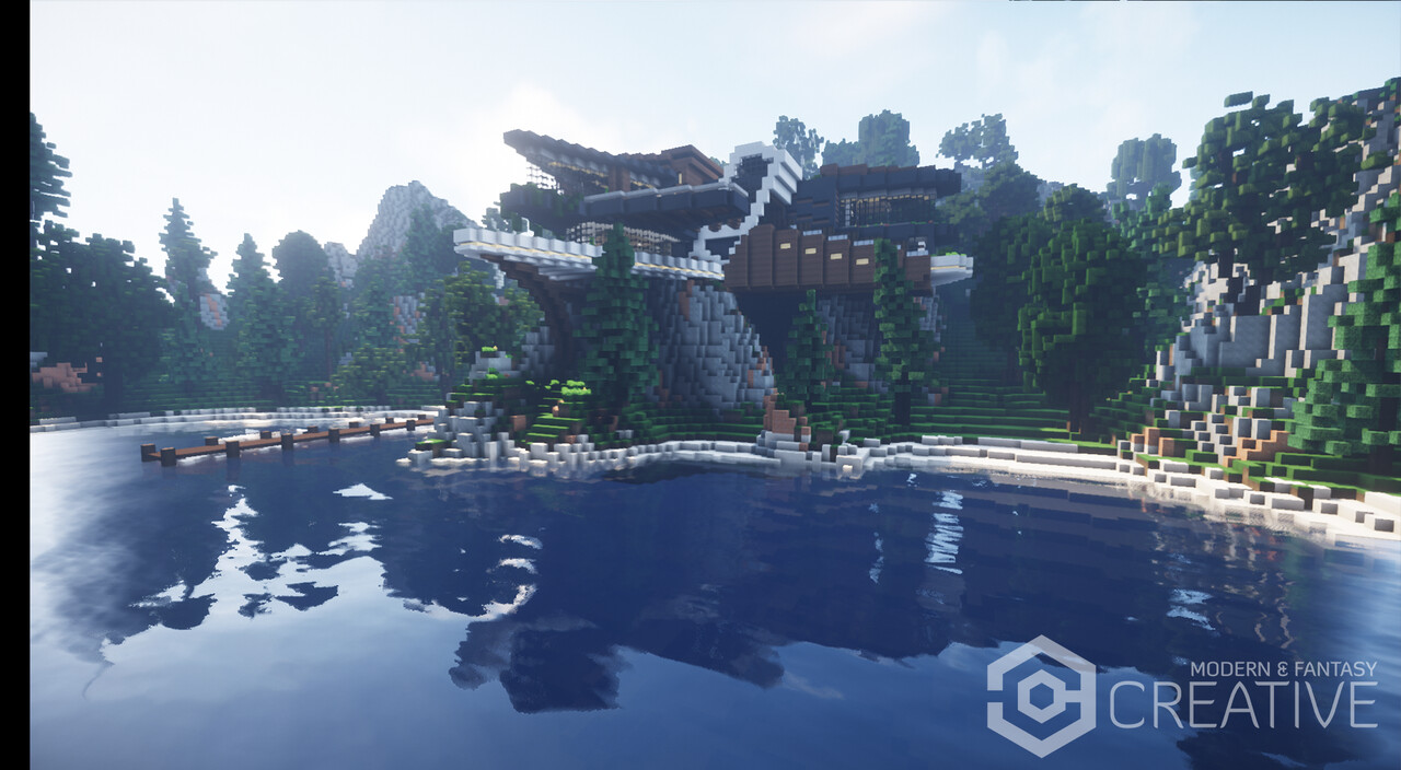 Modern Cliffside Villa | with interiors + download | MFC | edited ...