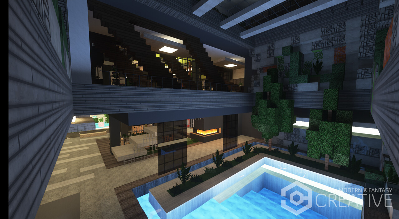 Modern Cliffside Villa | with interiors + download | MFC | edited ...