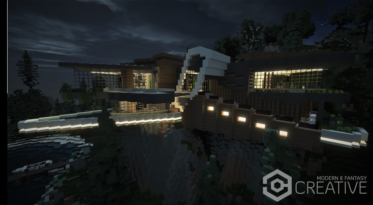 Modern Cliffside Villa | with interiors + download | MFC | edited ...