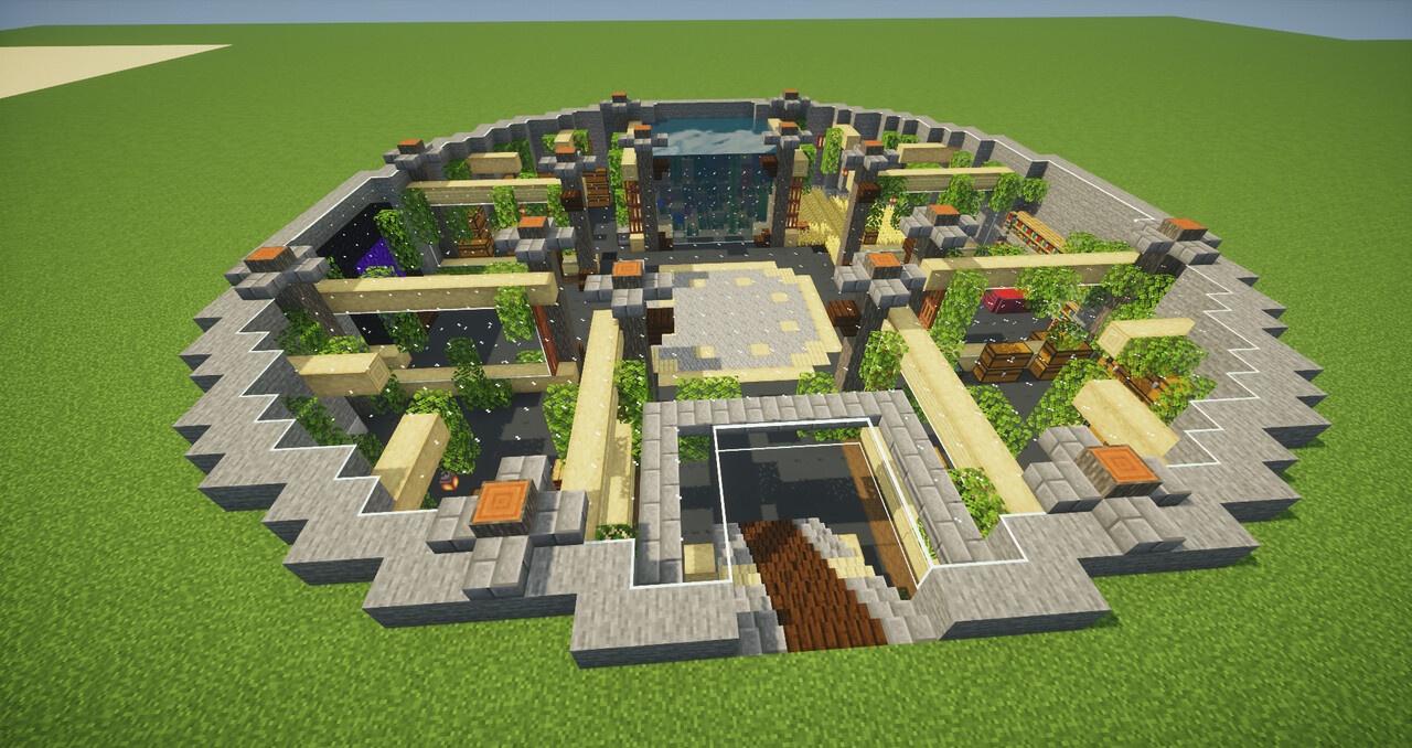 Underground Base Minecraft Map