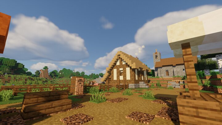 Small Medieval Village Minecraft Map