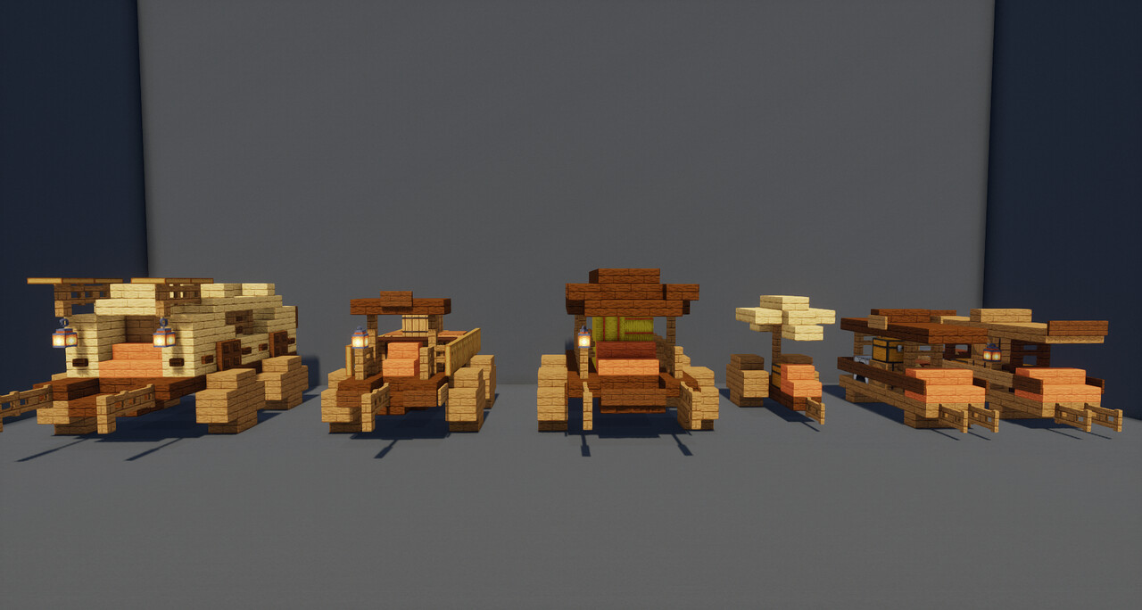 wagon set | DOWNLOAD SCHEMETIC here! Minecraft Map