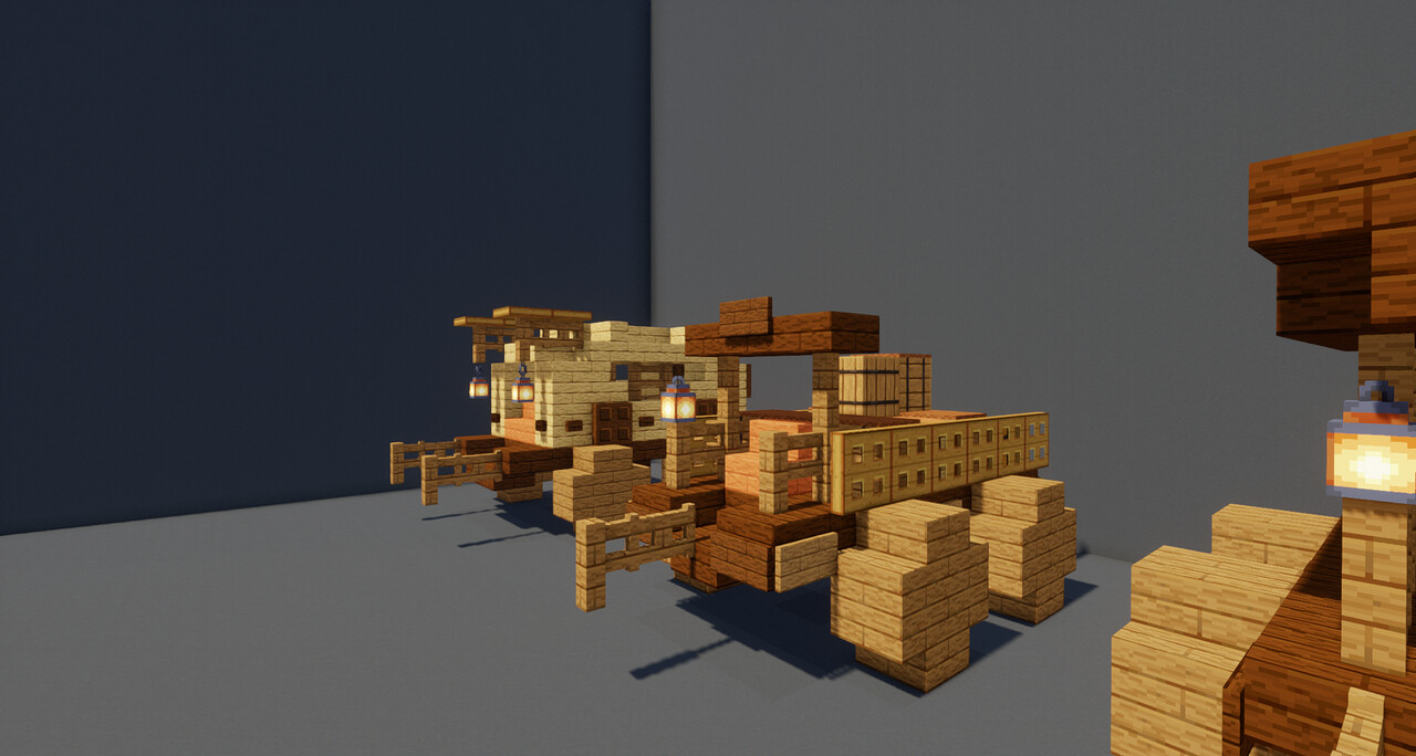 wagon set | DOWNLOAD SCHEMETIC here! Minecraft Map