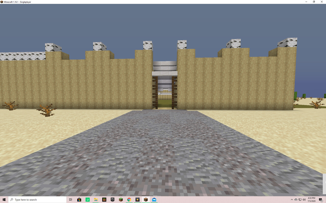 Horse Stable and Arena Minecraft Map