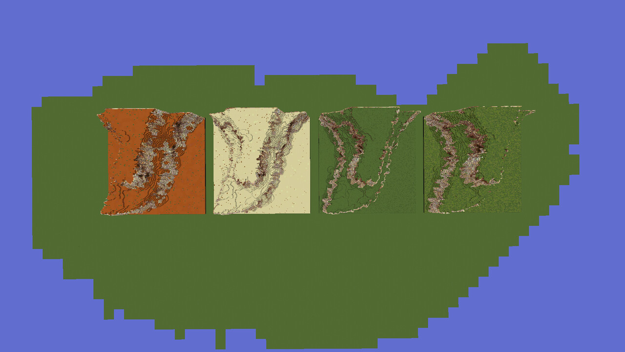 Practice Canyons Minecraft Map