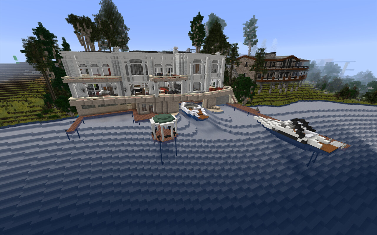 Lake Mansion Minecraft Map