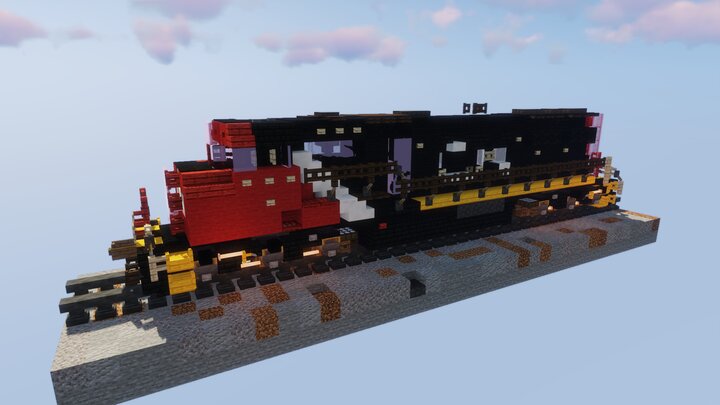Canadian National EMD SD75I Minecraft Map