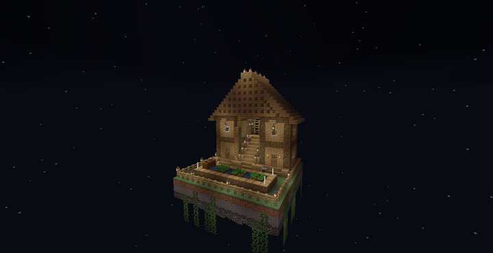 House one Chunk Build Minecraft Map