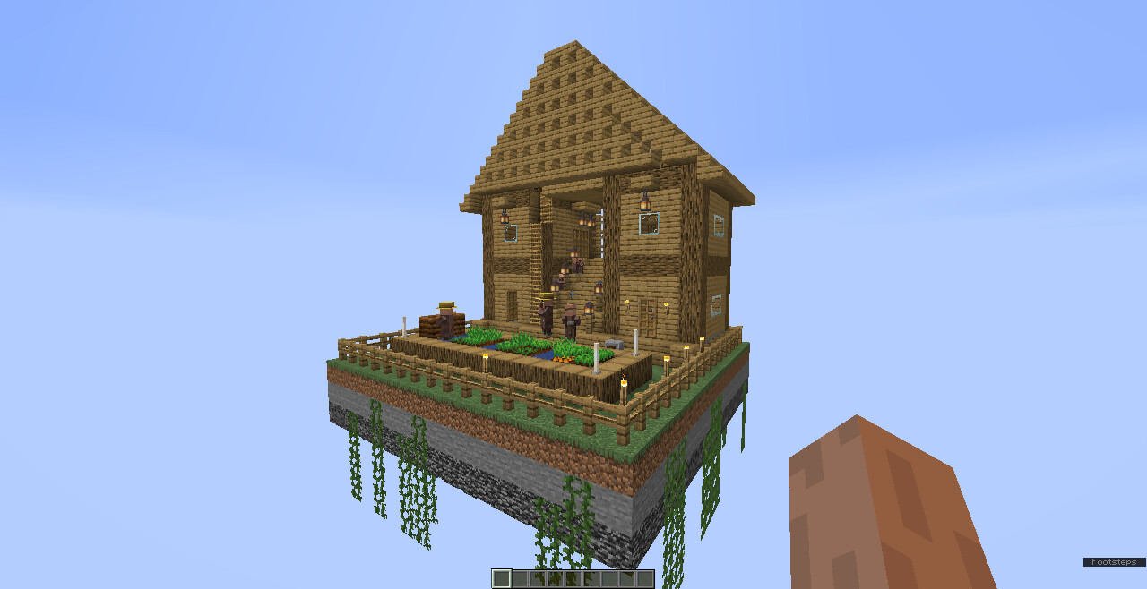 House one Chunk Build Minecraft Map