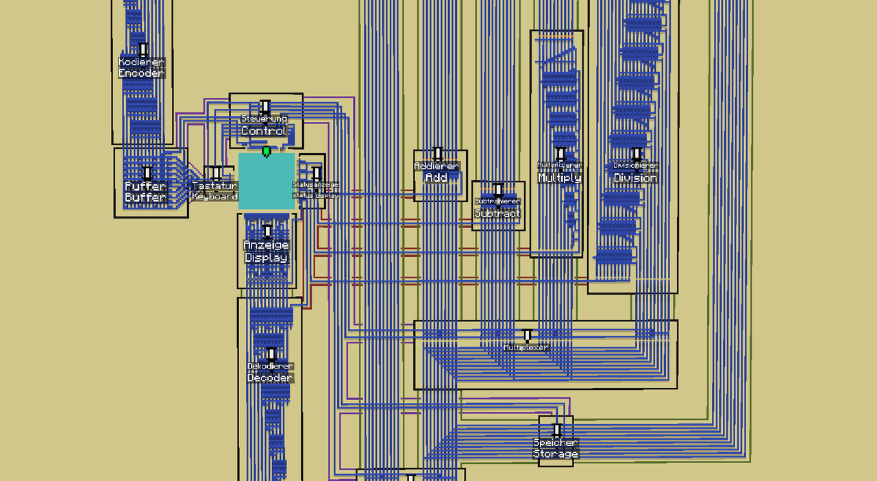 10 Bit Computer + - x / Minecraft Map