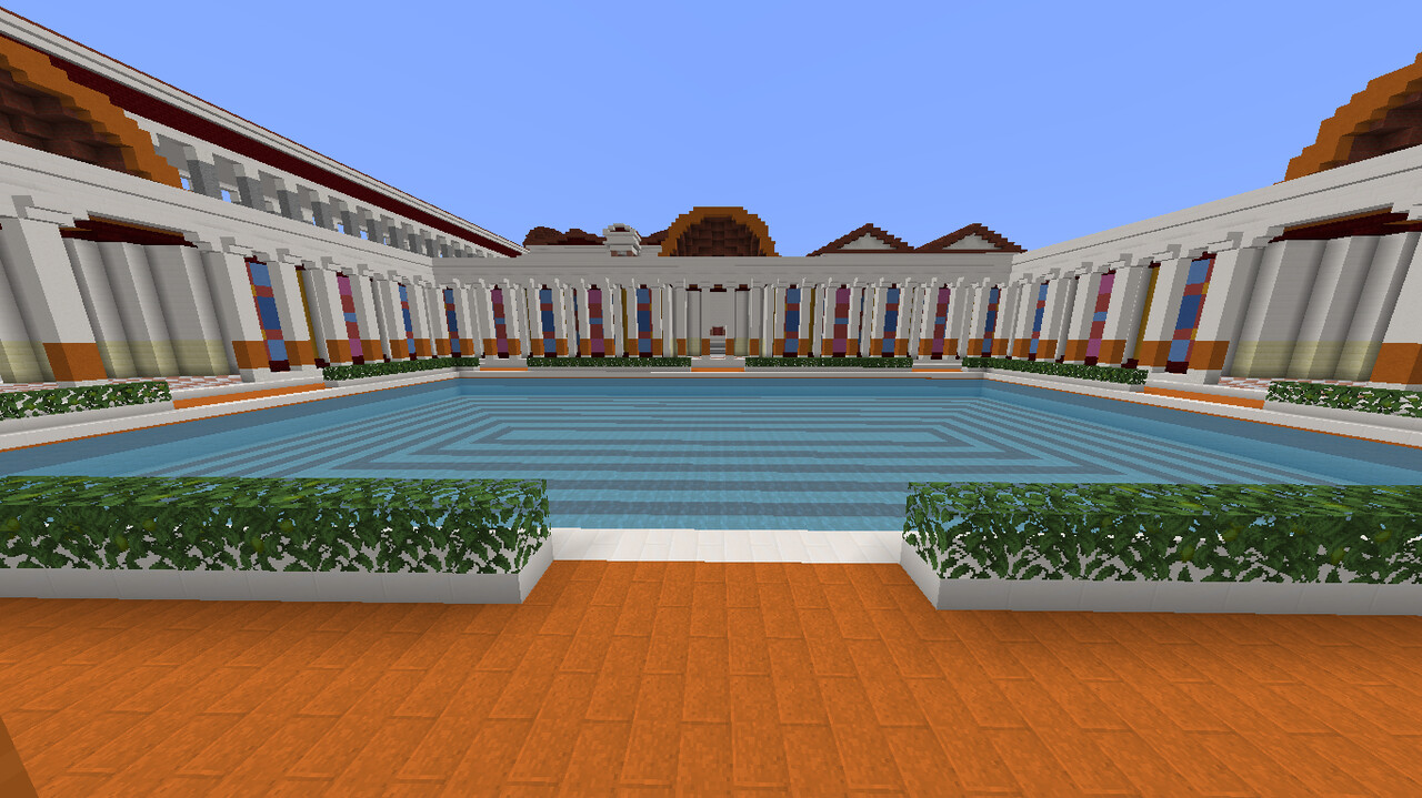 Basilica of Neptune and Baths of Aggripa. Minecraft Map