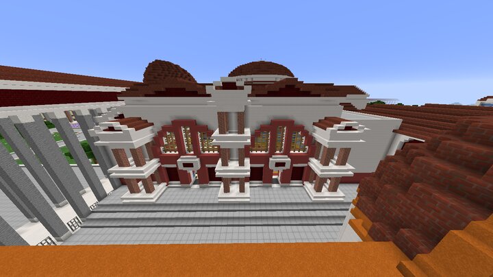 Basilica of Neptune and Baths of Aggripa. Minecraft Map