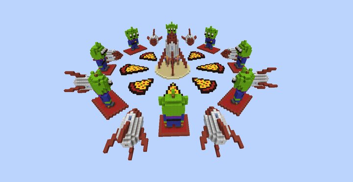 Skywars - Pizzaplanet Minecraft Map