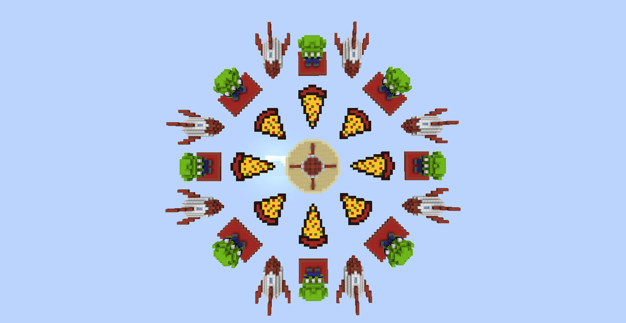 Skywars - Pizzaplanet Minecraft Map