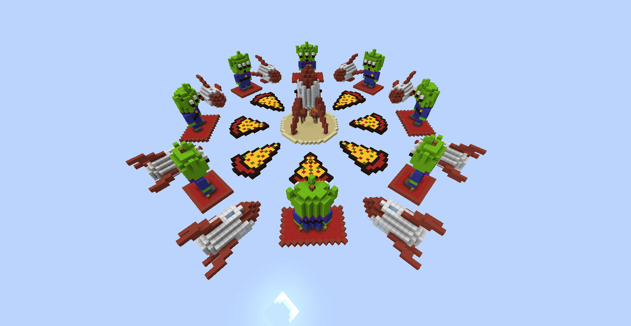 Skywars - Pizzaplanet Minecraft Map