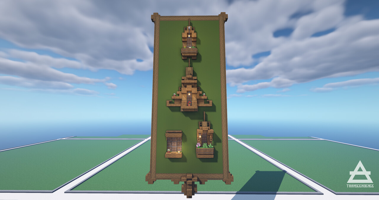 Ornate Wooden Window Designs Minecraft Map