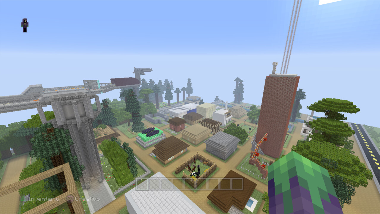 PS3 BLUS REGION World | Common City in the 21st century Minecraft Map