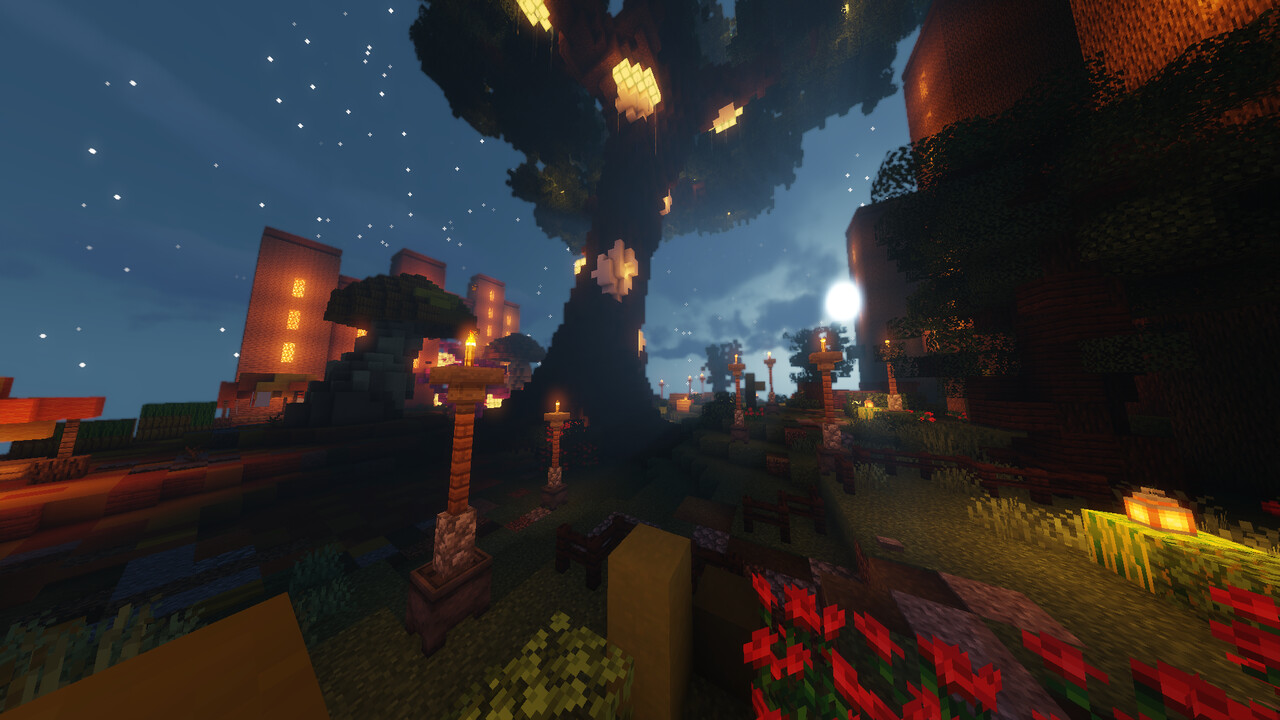 The World | Floating island build Minecraft Map