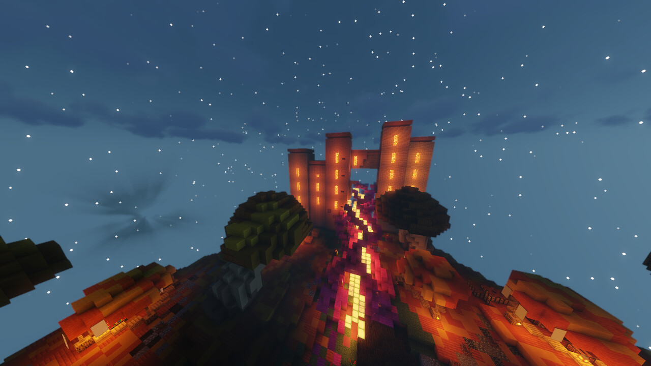 The World | Floating island build Minecraft Map