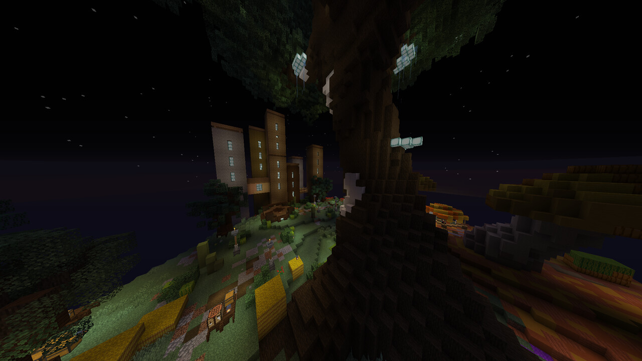 The World | Floating island build Minecraft Map