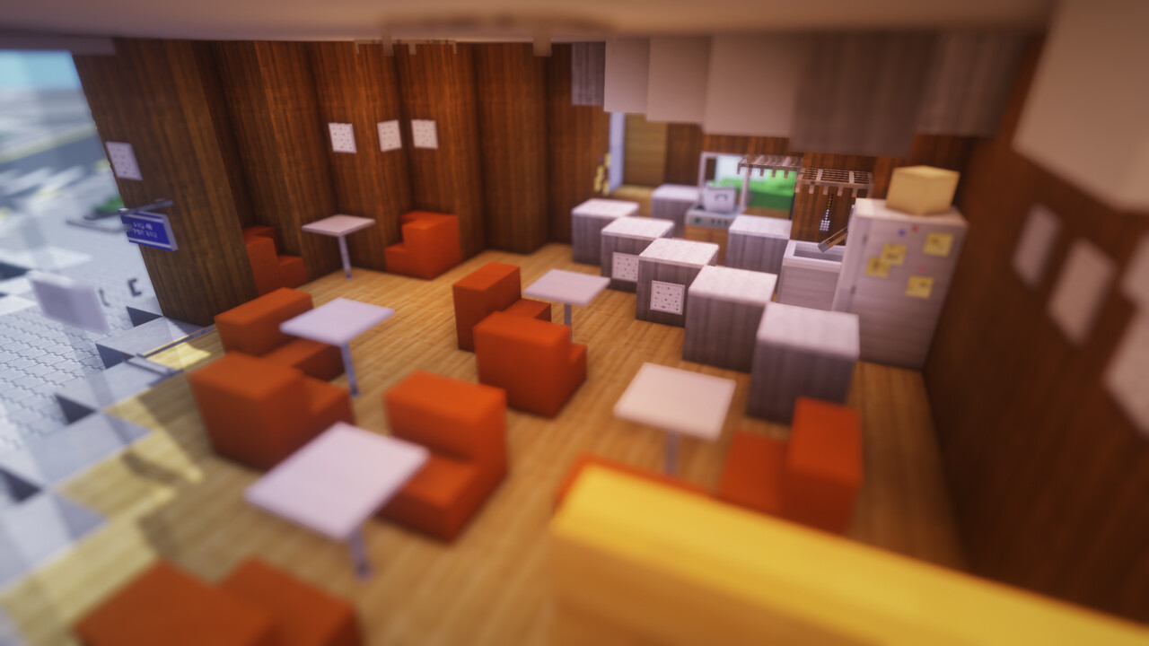 General restaurant 3 types Minecraft Map