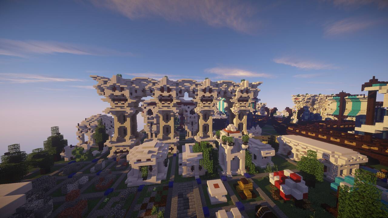 Minecraft EPIC Ancient Greece Map! + Building Bundle DOWNLOAD Minecraft Map