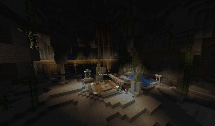 Lobby de Caverna - Cave Lobby Minecraft Map
