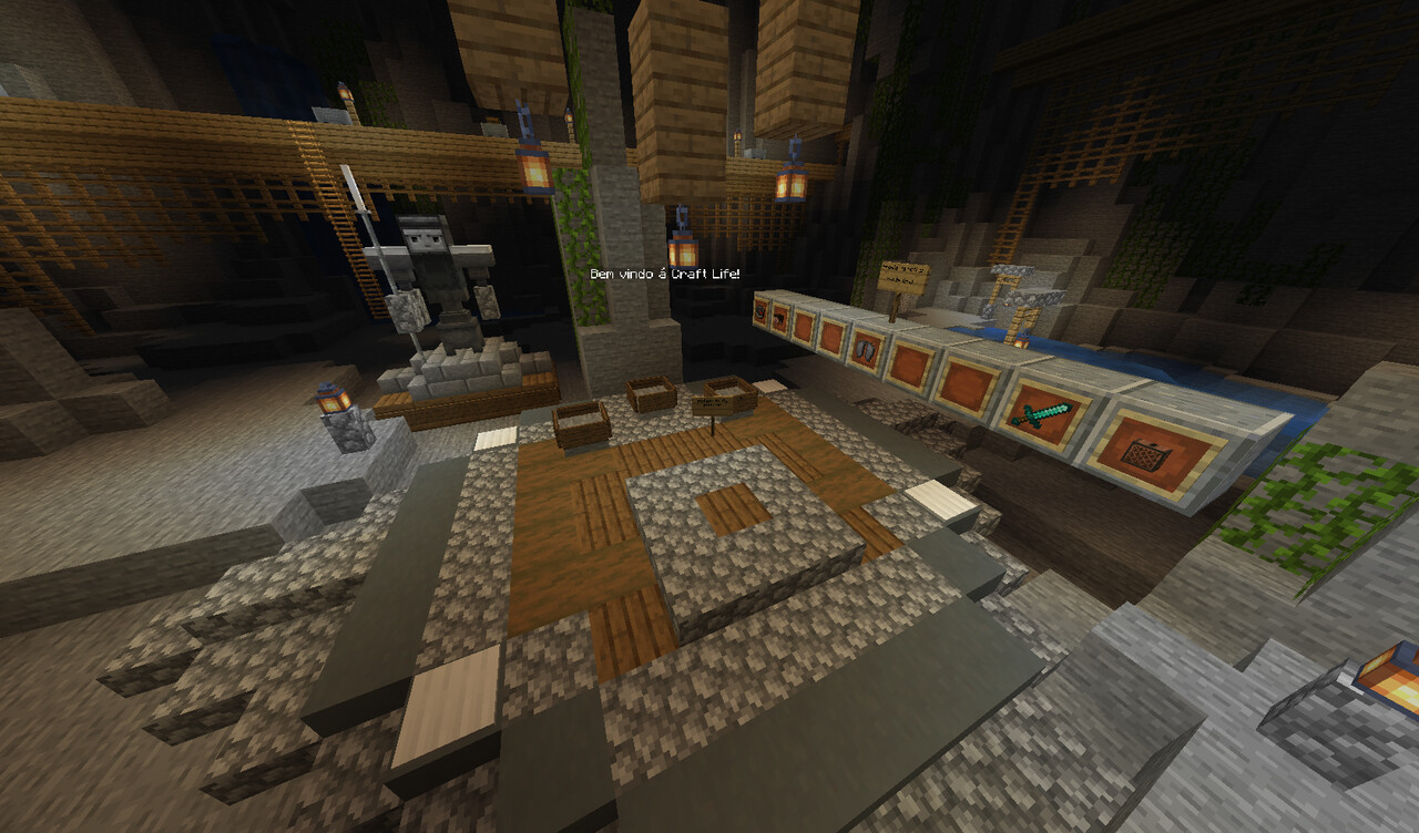 Lobby de Caverna - Cave Lobby Minecraft Map