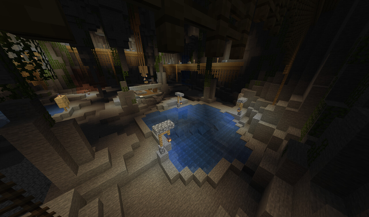 Lobby de Caverna - Cave Lobby Minecraft Map