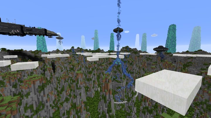 Insane Alien World!!! Minecraft Map