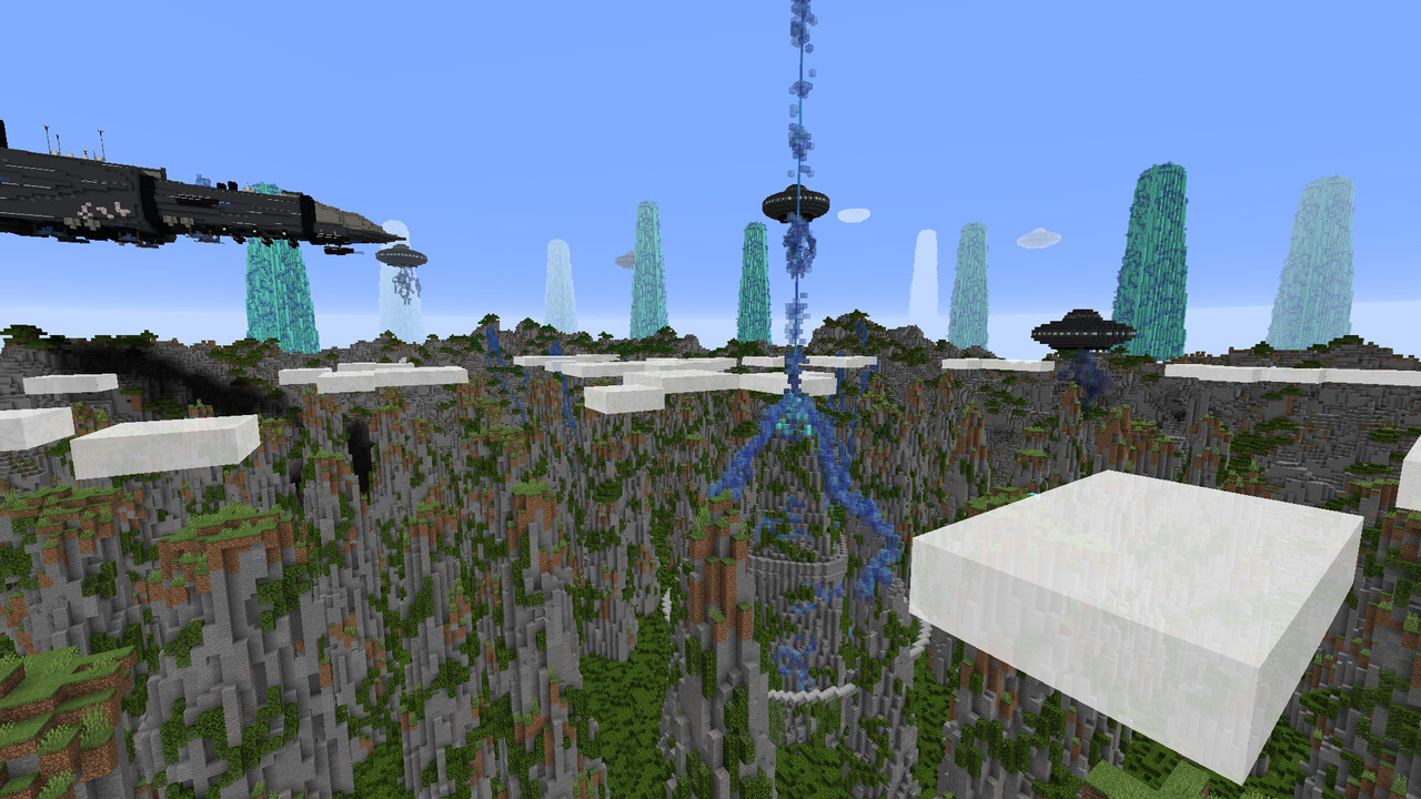 Insane Alien World!!! Minecraft Map