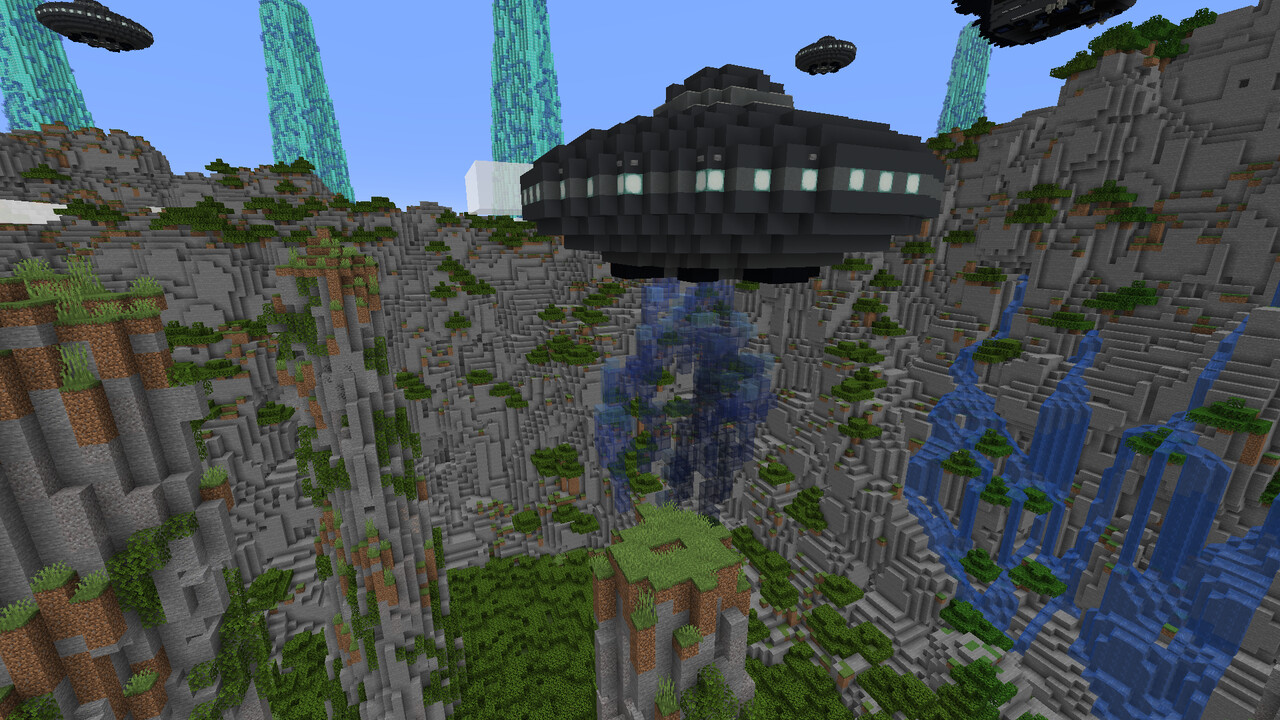 Insane Alien World!!! Minecraft Map