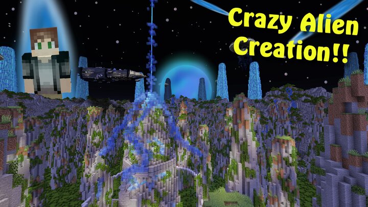 Insane Alien World!!! Minecraft Map