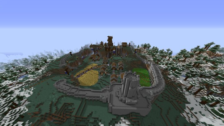Melar Mountain Guild: Farming Village Minecraft Map