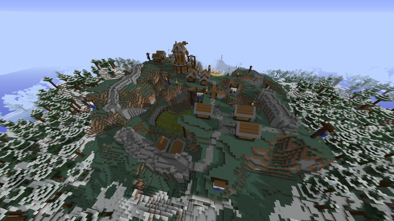 Melar Mountain Guild: Farming Village Minecraft Map