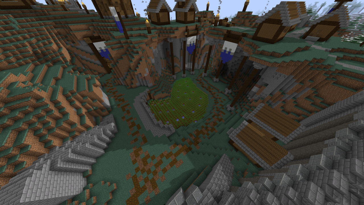Melar Mountain Guild: Farming Village Minecraft Map