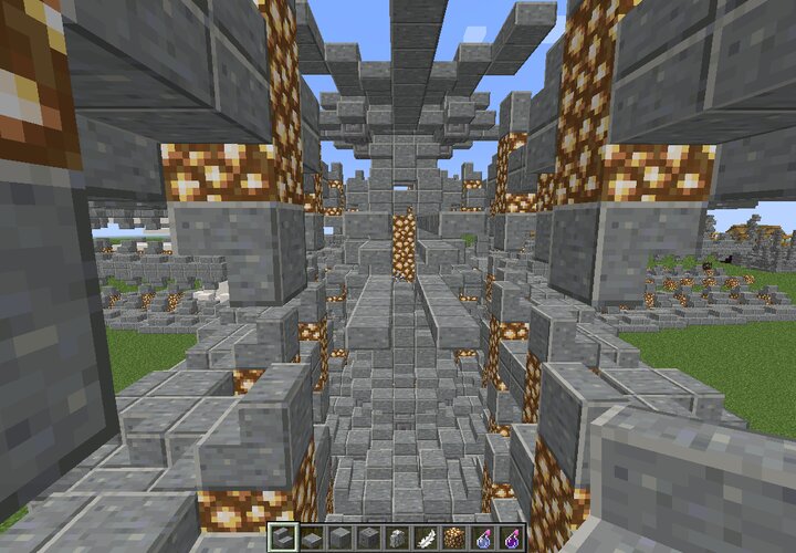 Abstract Stone Architecture Minecraft Map