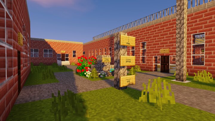 Minecraft High School Minecraft Map