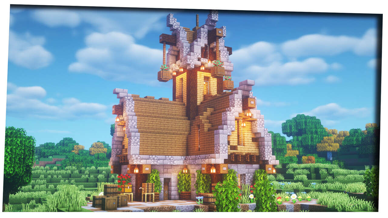 Medieval Enchanting House Minecraft Map