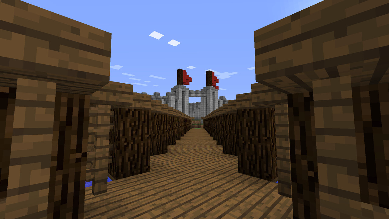 Medieval protective wall Minecraft Map