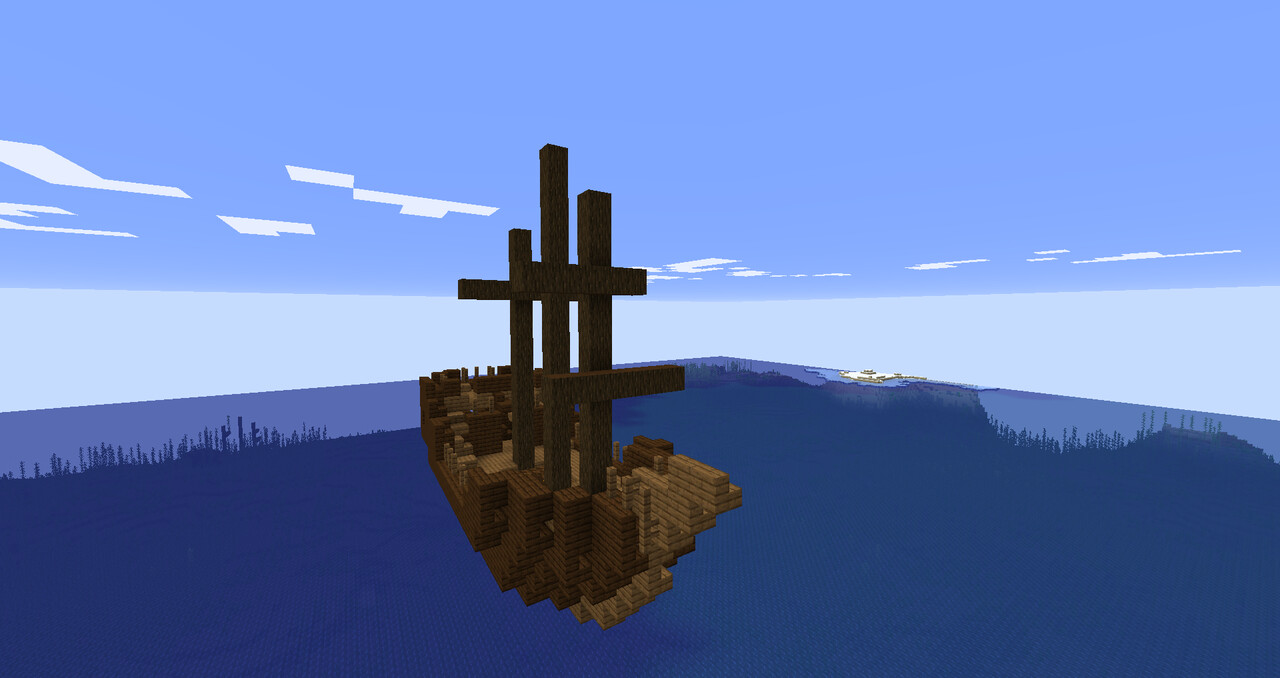 Natural Shipwreck Schematic 2 Minecraft Map
