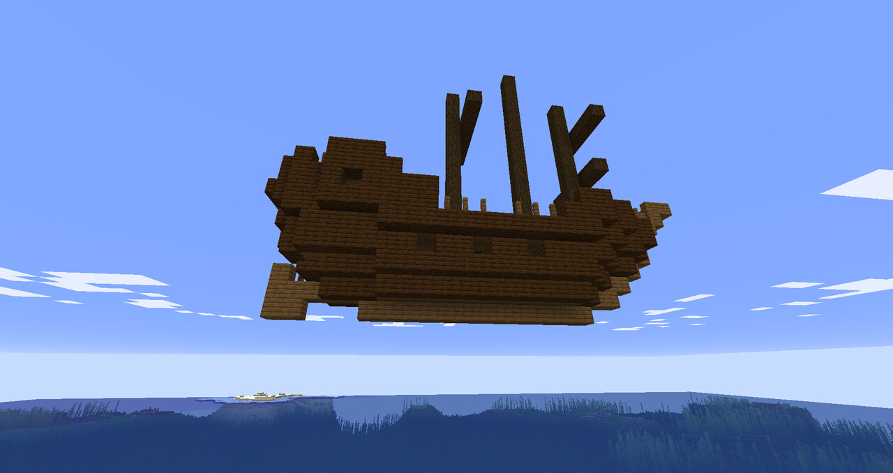 Natural Shipwreck Schematic 2 Minecraft Map