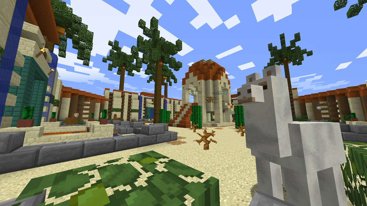 Desert lobby/spawn server Minecraft Map